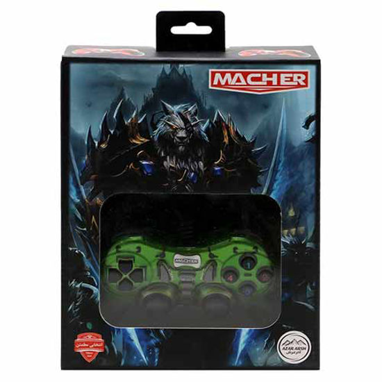 فروشگاه کالابرد. دسته بازی دو عددی MACHER مدل MR-61 رنگ سبز