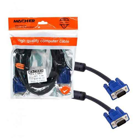 فروشگاه کالابرد. کابل VGA مچر مدل MR-101 طول 1.5 متر