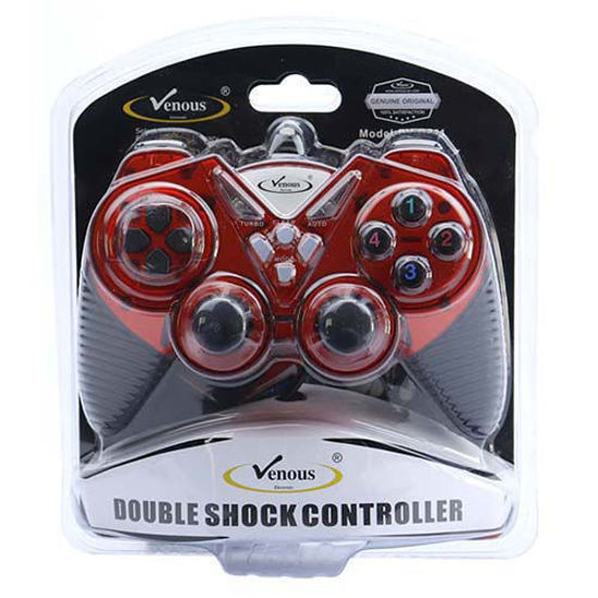 فروشگاه کالابرد. دسته بازی PC فانتزی تکی شوکدار قرمز Venous مدل PV-G211