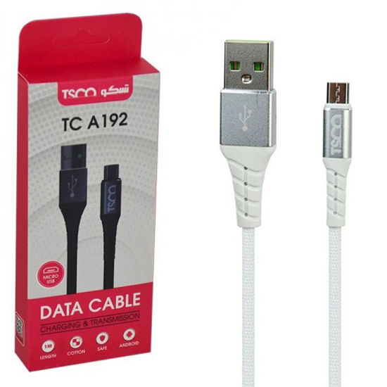 فروشگاه کالابرد. کابل تبدیل USB به microUSB تسکو مدل TC-A192 طول 1 متر