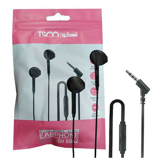 فروشگاه کالابرد. آدرس و شماره گارانتی هندزفری تسکو مدل TH5062 رنگ مشکی