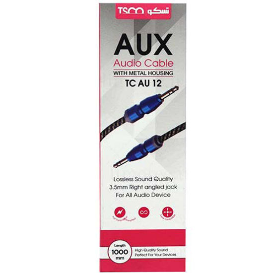 فروشگاه کالابرد. کابل AUX تسکو مدل TC AU12 طول 1 متر