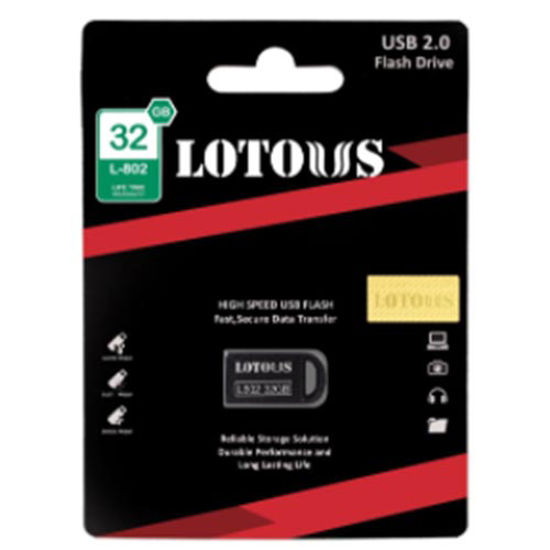 فروشگاه کالابرد. فلش مموری لوتوس مدل USB 2.0 L-802 ظرفیت 32GB
