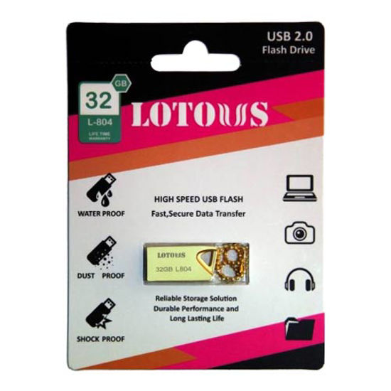 فروشگاه کالابرد. فلش مموری لوتوس مدل L-804 ظرفیت 32 گیگابایت