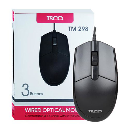 فروشگاه کالابرد. مشخصات و خرید موس با سیم تسکو مدل TM298