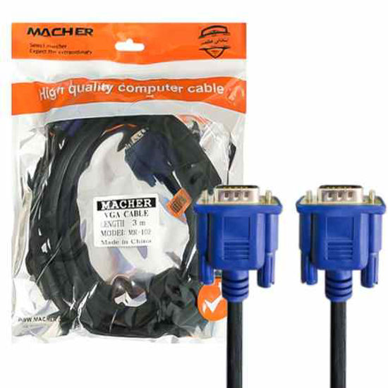 فروشگاه کالابرد. مشخصات، قیمت و خرید کابل VGA مچر طول 3 متر